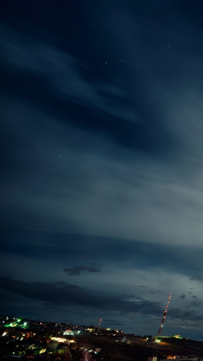 Man Made City, Sky, Cloud, Stars, 1080X1920 Phone Hd Wallpaper