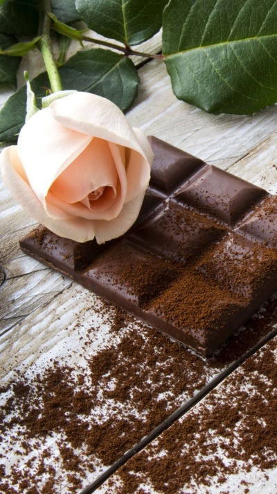 Food Chocolate, Flower, Tulip, Pink Flower, 750x1334 Phone HD Wallpaper