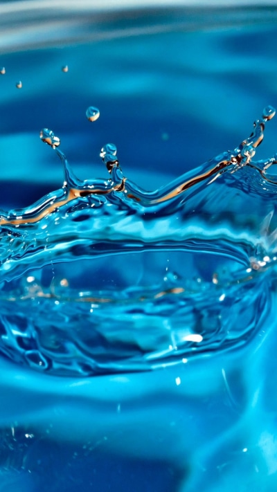 Photography Water Drop, Blue, Water, Splash, 750x1334 Phone HD Wallpaper