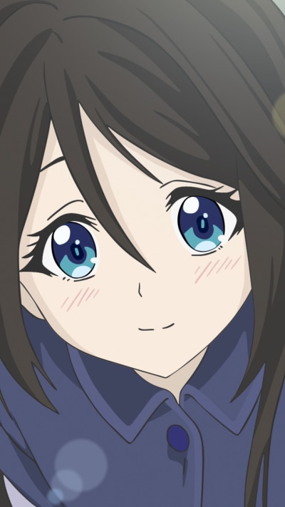Anime Myriad Colors Phantom World, Blue Eyes, Reina Izumi, Black Hair ...