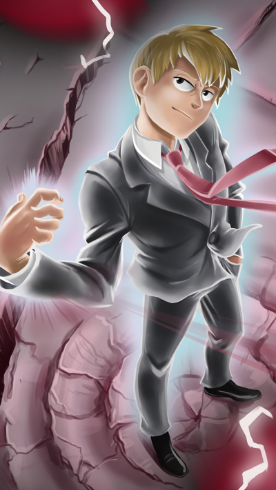 Anime Mob Psycho 100, Arataka Reigen, 720X1280 Phone Hd Wallpaper