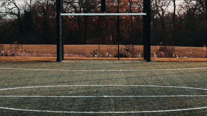 Football Pitch, Football, Playground, Lawn, Fencing, 4K Hd Wallpaper
