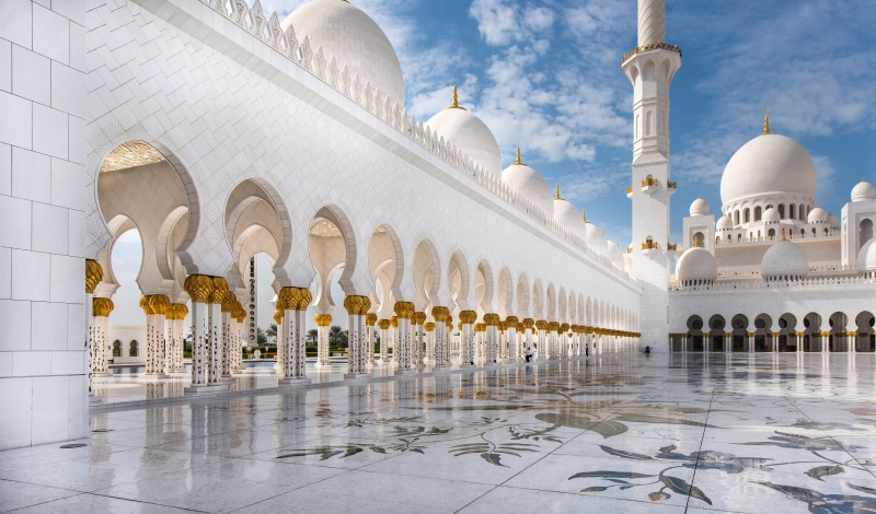 Architecture, Emirates, Belief, Travel, White Color, Palace Court ...