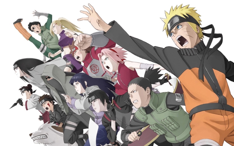 outdoors, males, Tenten (Naruto), Sai (Naruto), men, Neji Hyūga, Anime ...