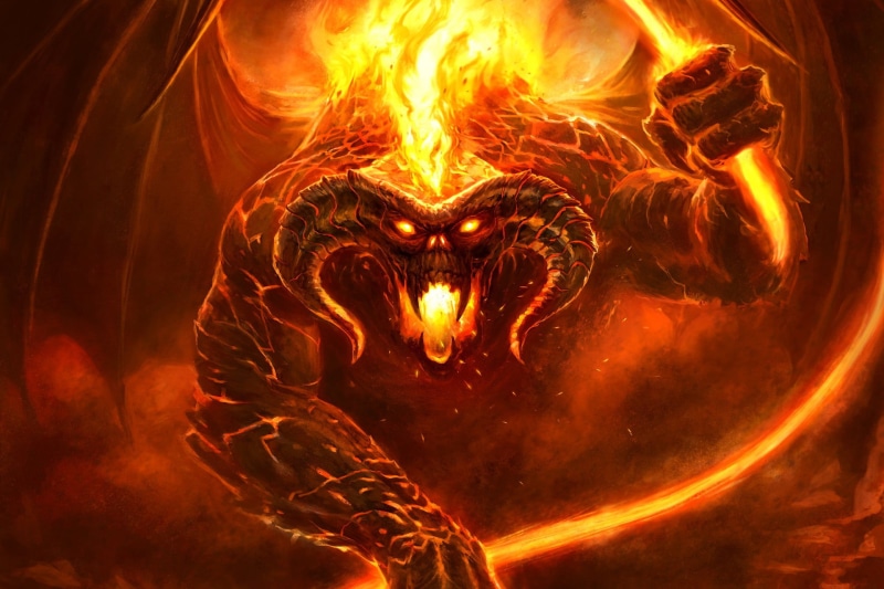 Demon, Fire, Burning, Fantasy Art, Creature, Balrog, 1080P, The Lord Of ...