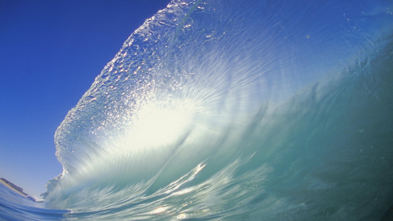 wave, nature, pacific Ocean, blurred motion, spray, close-up, power in ...