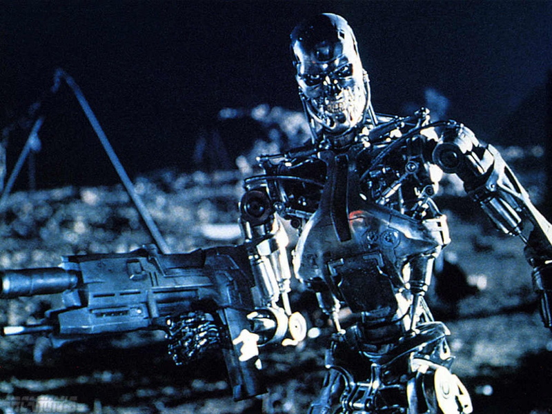 Robot, Sci Fi, Film, Skull, Gun, Terminator, 720P, Weapon, Action ...