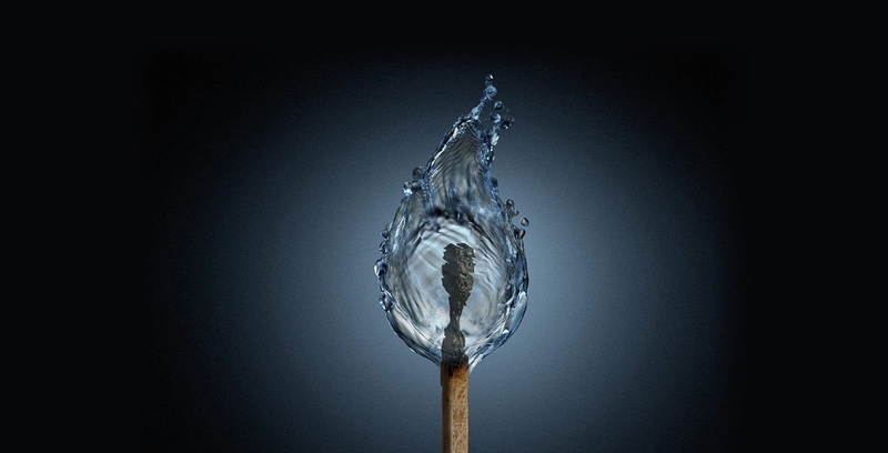 matches, indoors, water, studio shot, motion, frozen, fire, lighted ...