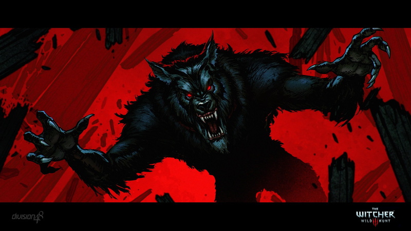 werewolves, animals in the wild, nature, The Witcher, vertebrate ...