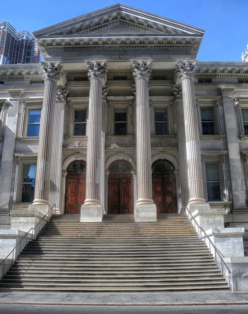 neo-classical, steps, corinthian, low angle view, portico, travel ...
