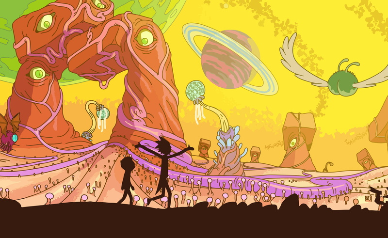 planet, 5K, cartoon, animation, space, Adult Swim, Rick Sanchez, Rick ...