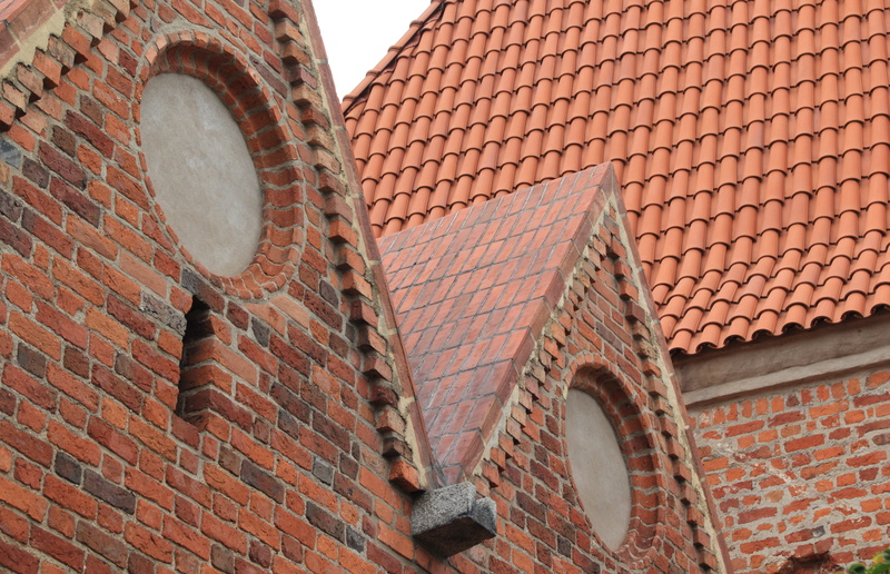 city, poland, nature, the past, 4K, brick wall, brick, wall, sky ...
