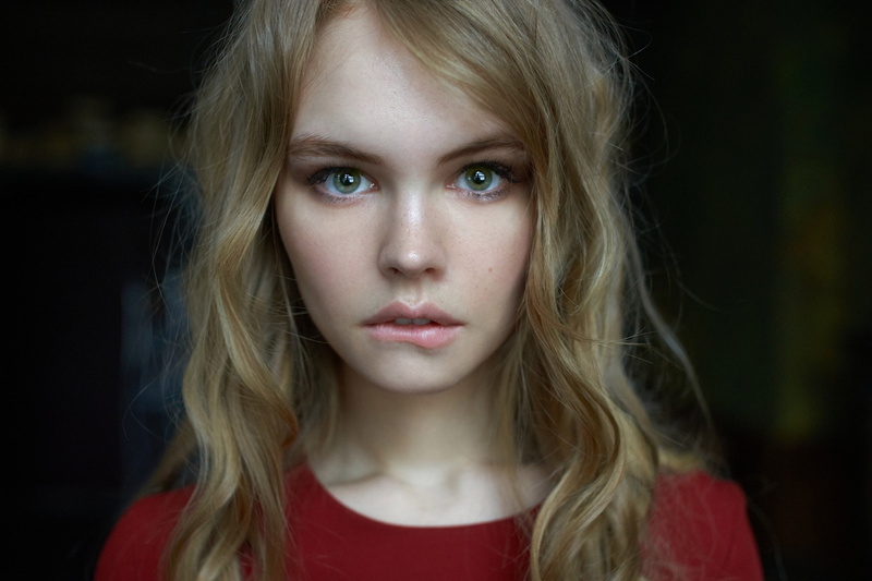 Portrait Anastasia Shcheglova Bokeh Beauty 2k Close Up Anastasia
