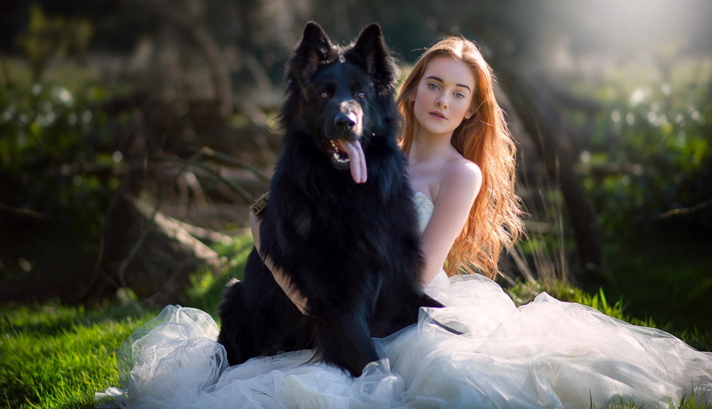 animals, mammal, outdoors, pets, nature, women, model, beautiful woman ...