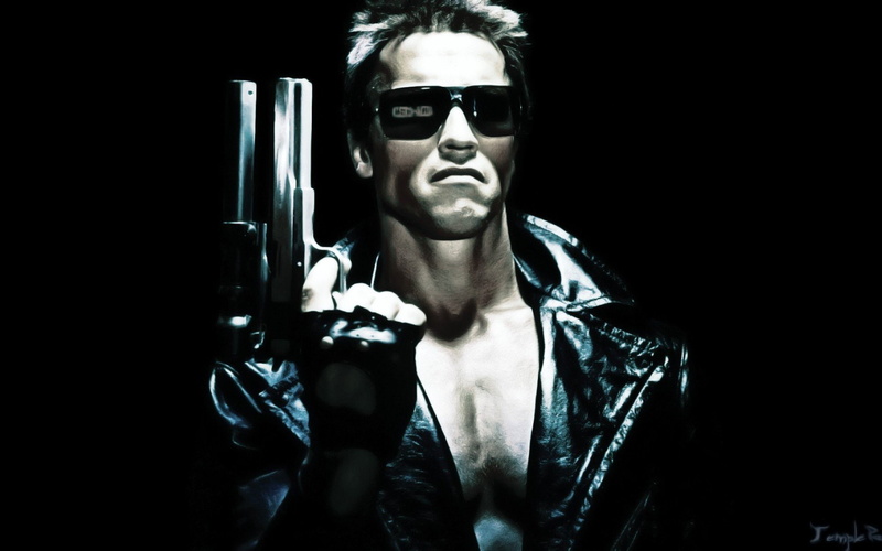 Cyborg, Movie, Skull, Robot, Sunglasses, Terminator, Sci Fi, Gun ...