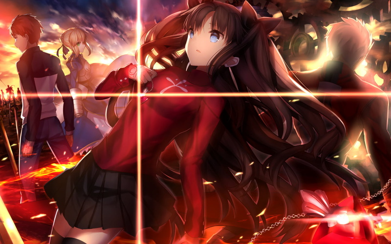 music, men, digital composite, illuminated, Fate Series, group of ...