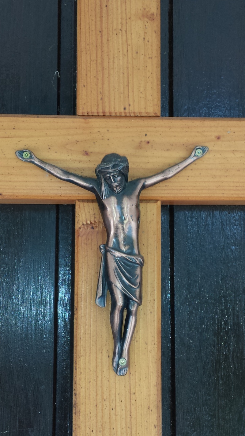 wood - material, proclamation, male likeness, close-up, crucifix ...