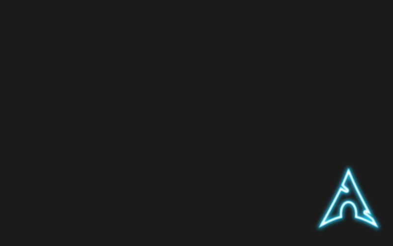 arch, logo:, linux:, 720P, blue, tron HD Wallpaper
